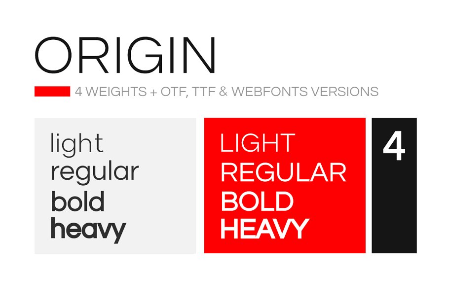 Font Origin: descargar e instalar en el sitio web