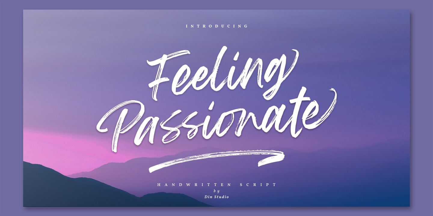 Font Feeling Passionate: descargar e instalar en el WEB sitio