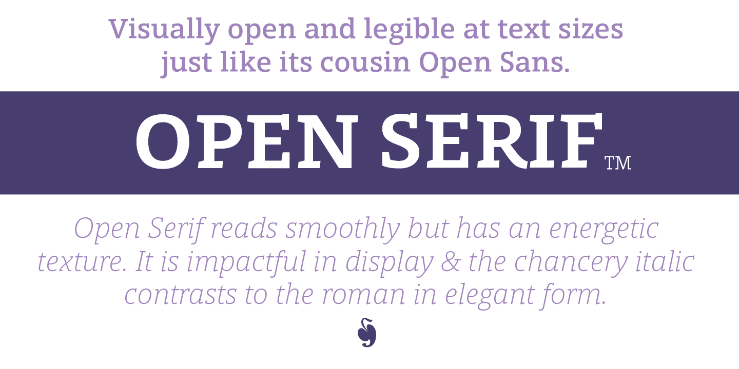 Font Open Serif: descargar e instalar en el WEB sitio