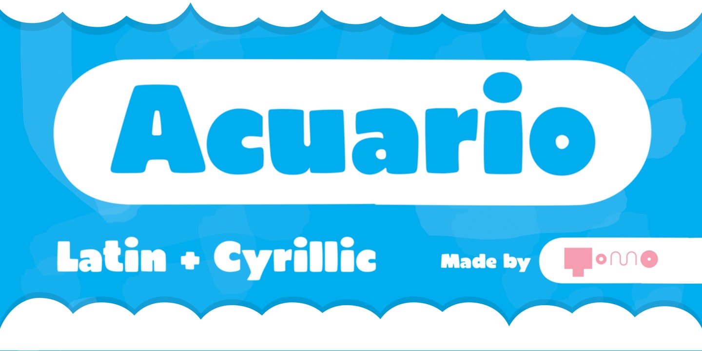 Font TOMO Acuario: descargar e instalar en el WEB sitio